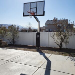 Dominator 72 Adjustable Basketball Hoop with Shatter-Proof Aluminum ...