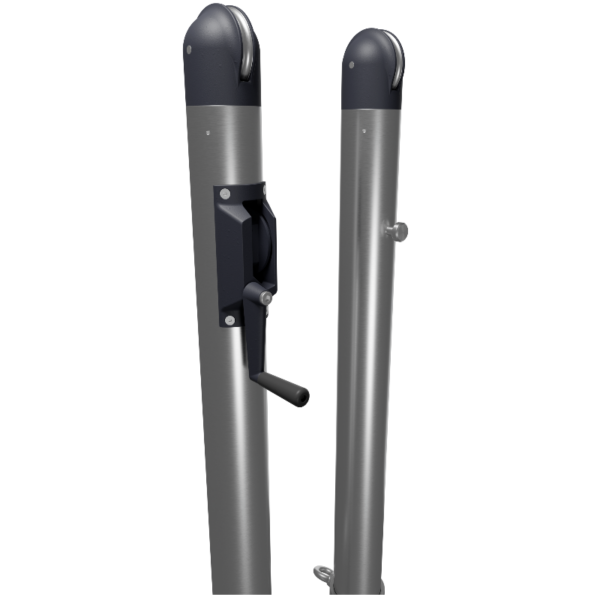 Dominator Heavy-Duty Inground Pickleball System - DominatorHoop