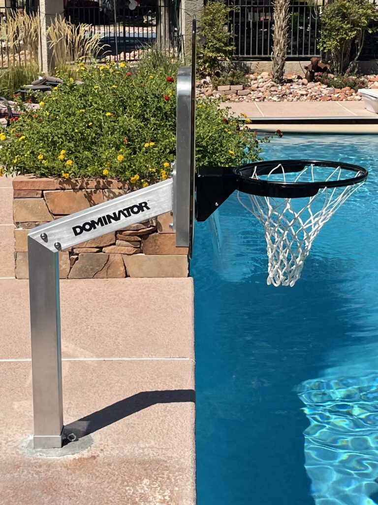 Dominator Inground Aluminum Poolside Hoop - DominatorHoop