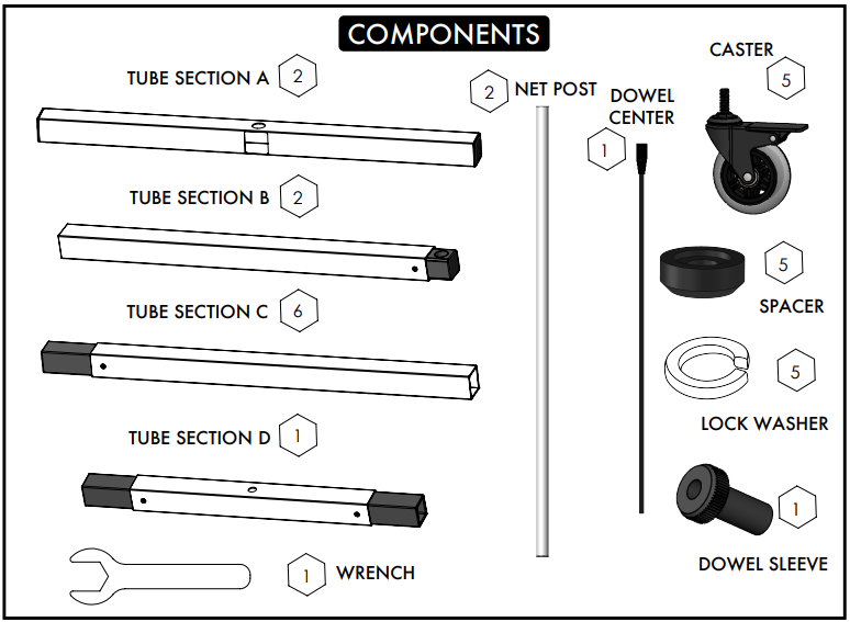 Zen Sports Net Replacement Parts at Donald Mccann blog